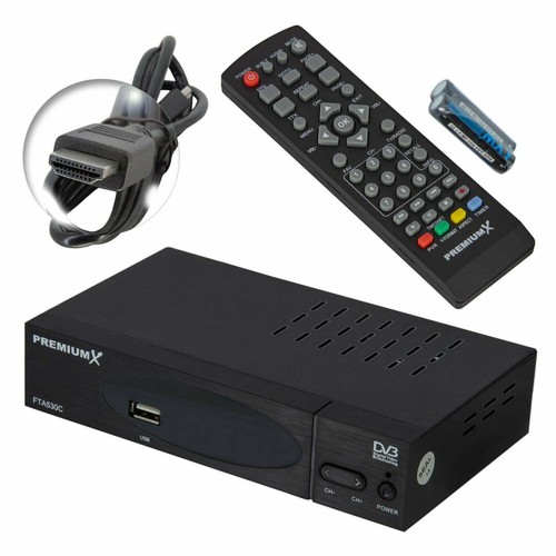 Kabelreceiver Digital Kabel TV Receiver DVB-C FullHD USB SCART HDMI ...