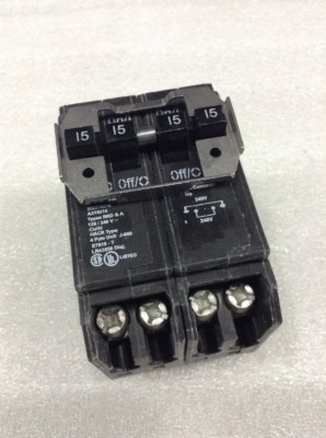 BQ215215 EATON CH QUAD 15A/15A 2 POLE 120/240 NEW | eBay
