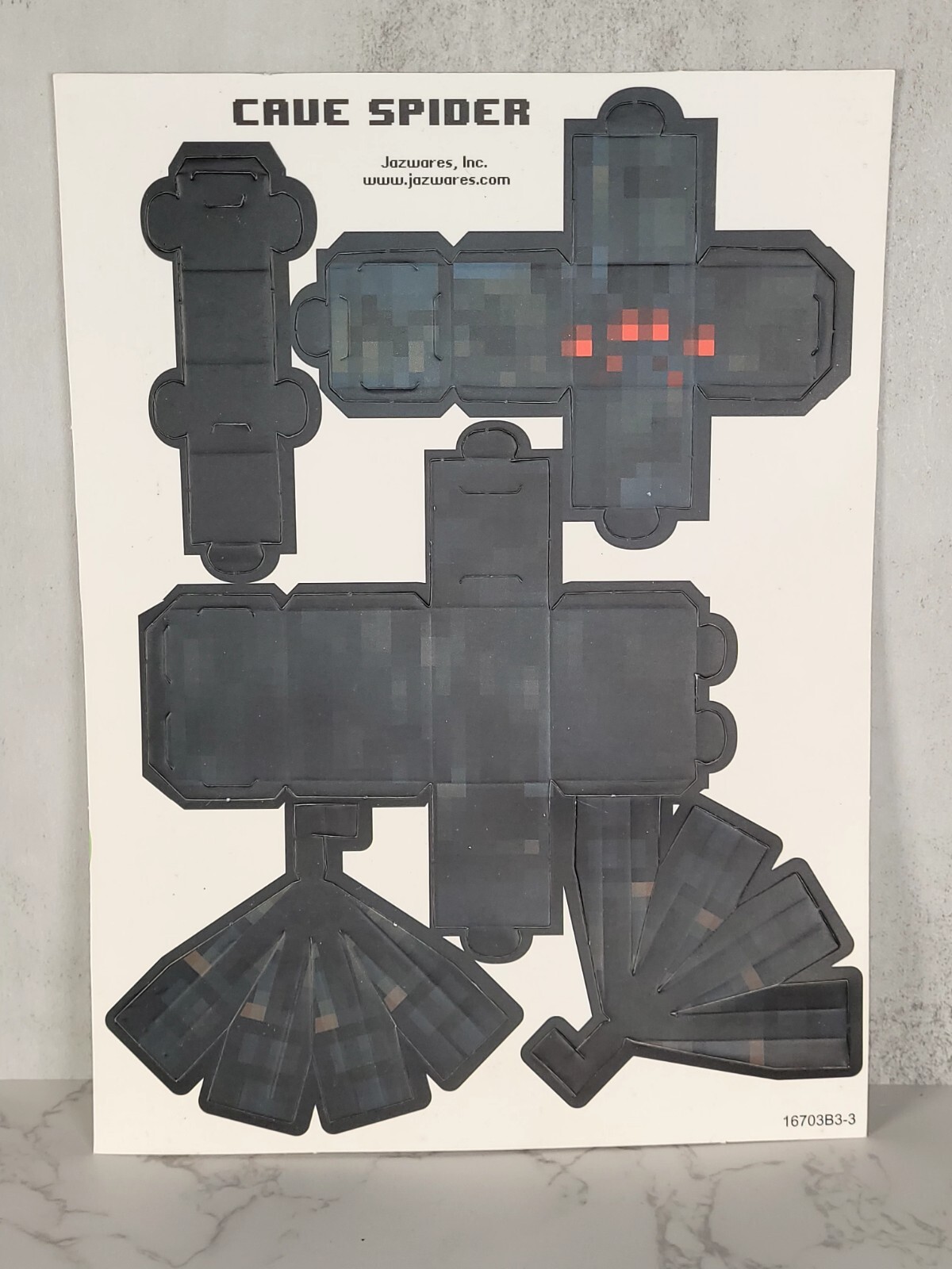 Minecraft Spider Papercraft