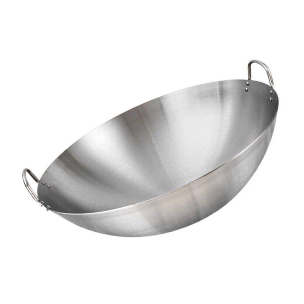 Stainless Steel Wok 10 Inch Stainless Steel Wok Pan Wok | eBay