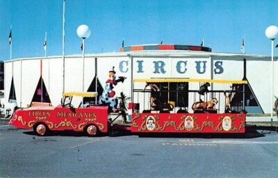 Postcard SC: Circus Mexicanus Trolley, South of the Border, South ...