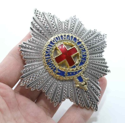 BREAST STAR OF KNIGHT COMPANION - ORDER OF THE GARTER - UNITED KINGDOM ...
