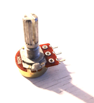 Alpha B50K - Linear - Long Split 31mm - Mini Potentiometer - Guitar ...