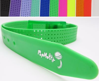Rubber Jelly Belt, Silicone, Vinyl - Unisex, up to 49", Plastic Buckle ...
