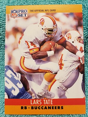 1990 PRO SET LARS TATE #317 TAMPA BAY BUCCANEERS | eBay
