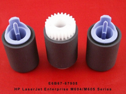 HP LaserJet Enterprise M604 M605 Feed Roller Kit Tray-2 E6B67-67905 OEM ...