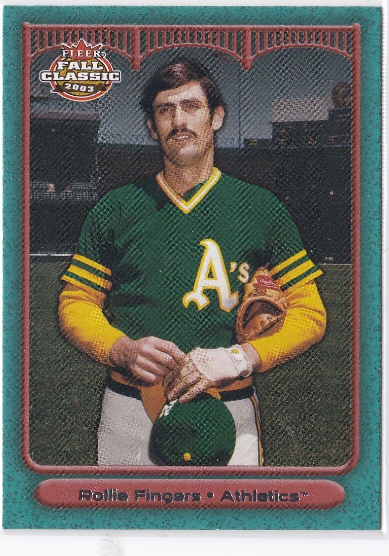 2003 Fleer Fall Classic Rollie Fingers #17 Oakland Athletics | eBay