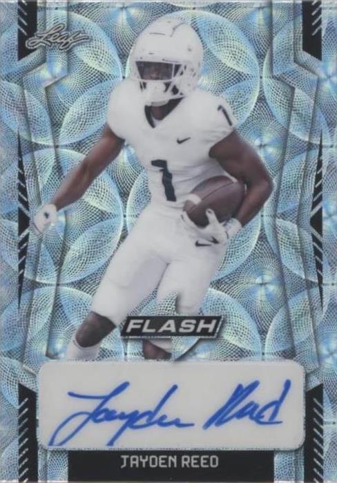 2022 Leaf Flash - Jayden Reed #BA-JR2 Silver Kaleidoscope /30 (AU, RC ...