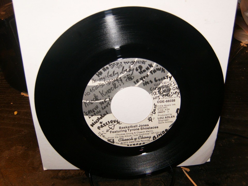 Basketball Jones / Cheech & Chong 45 VG++ 1973 ODE LBL | eBay