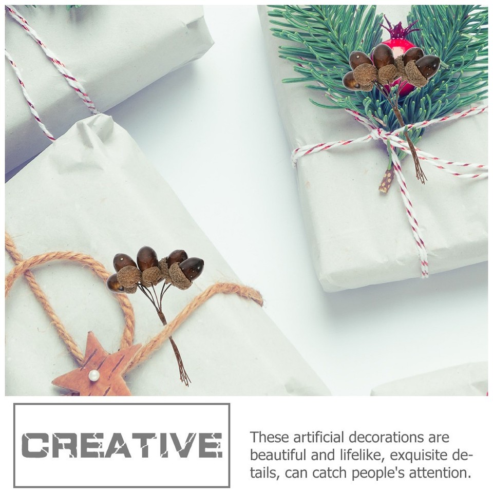 6Pcs Simulated Pinecones Bunch Fake Pine Cones Pinecones Decorations ...