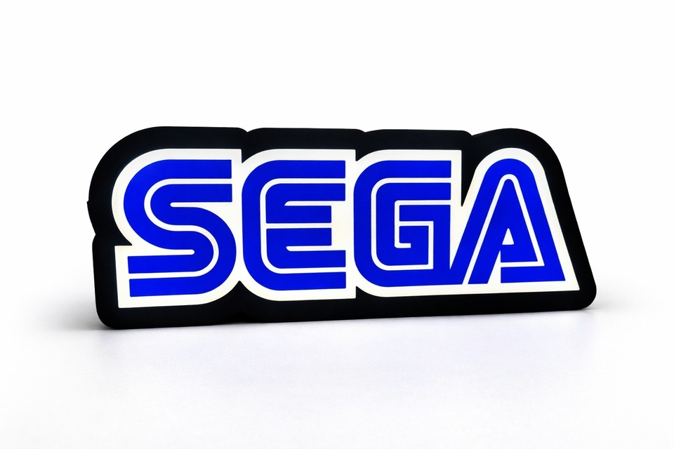 SEGA Sign logo USB Night Light Video Game Accessory Retro Gaming Mega ...