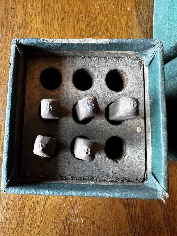 Vintage Ace Hanson Steel Number Punch Stamp Set- Missing Some Numbers ...
