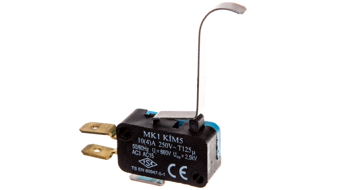 Miniatur-Endschalter, 1 Wechsler, langer gebogener Hebel, T0-MK1KIM5 /T2DE | eBay
