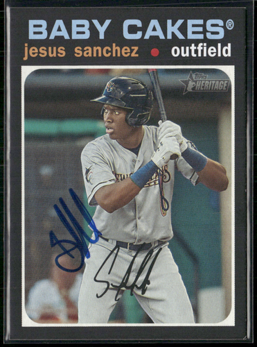 Jesus Sanchez Signed 2020 Heritage Minors IP Auto #51 | eBay