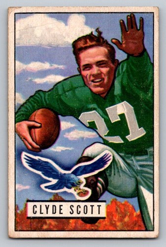 1951 Bowman Clyde Scott #120 - Philadelphia Eagles | eBay