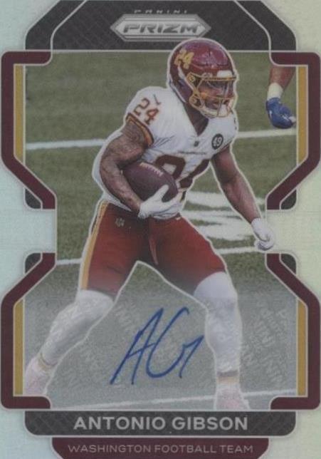 2021 Panini Prizm - Antonio Gibson #212 Silver Prizm Autographs (AU ...