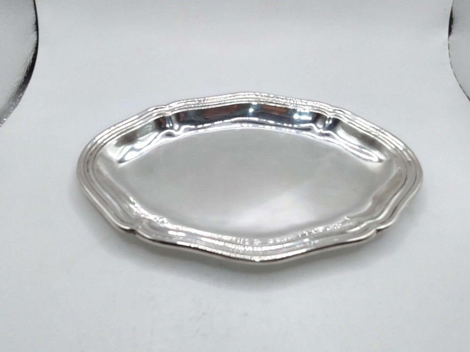 Vintage French Rectangular 800 Silver Tray--176 Grams--Hallmarked | eBay