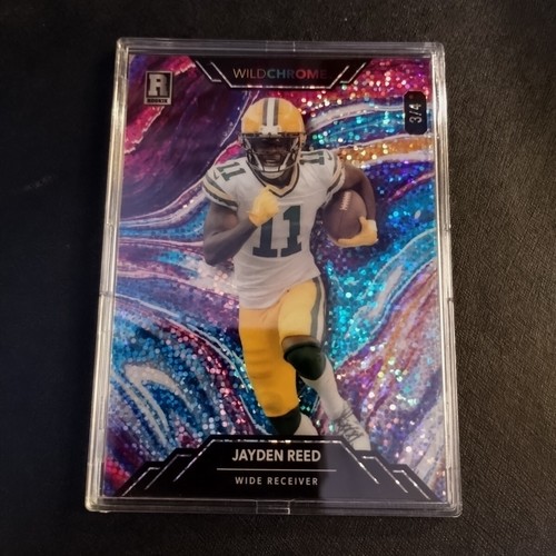 #3/4 Jayden Reed Rookie Promo 2023 Wild Card Wildchrome Chrome Packers ...