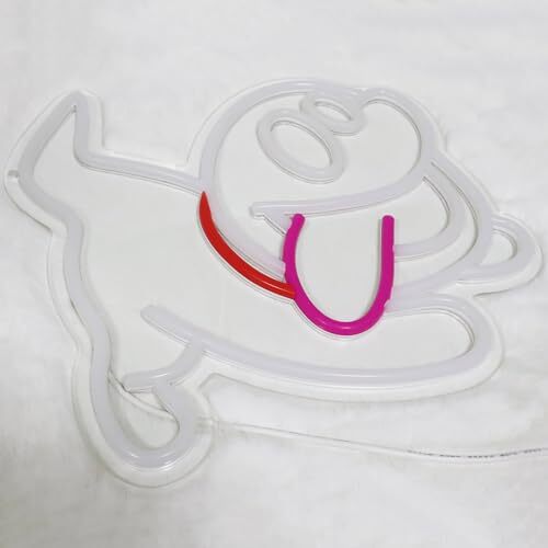 JAUEMT Neon Sign King Boo The Ghost Face LED Neon Light Mario Lamp ...