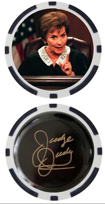 JUDGE JUDY (Judy Sheindlin) - TV FAMILY JUDGE- POKER CHIP ***SIGNED ...