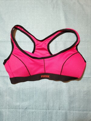 RBX Prime Hot Pink Mesh Back Bra Sports NWOT Padded | eBay
