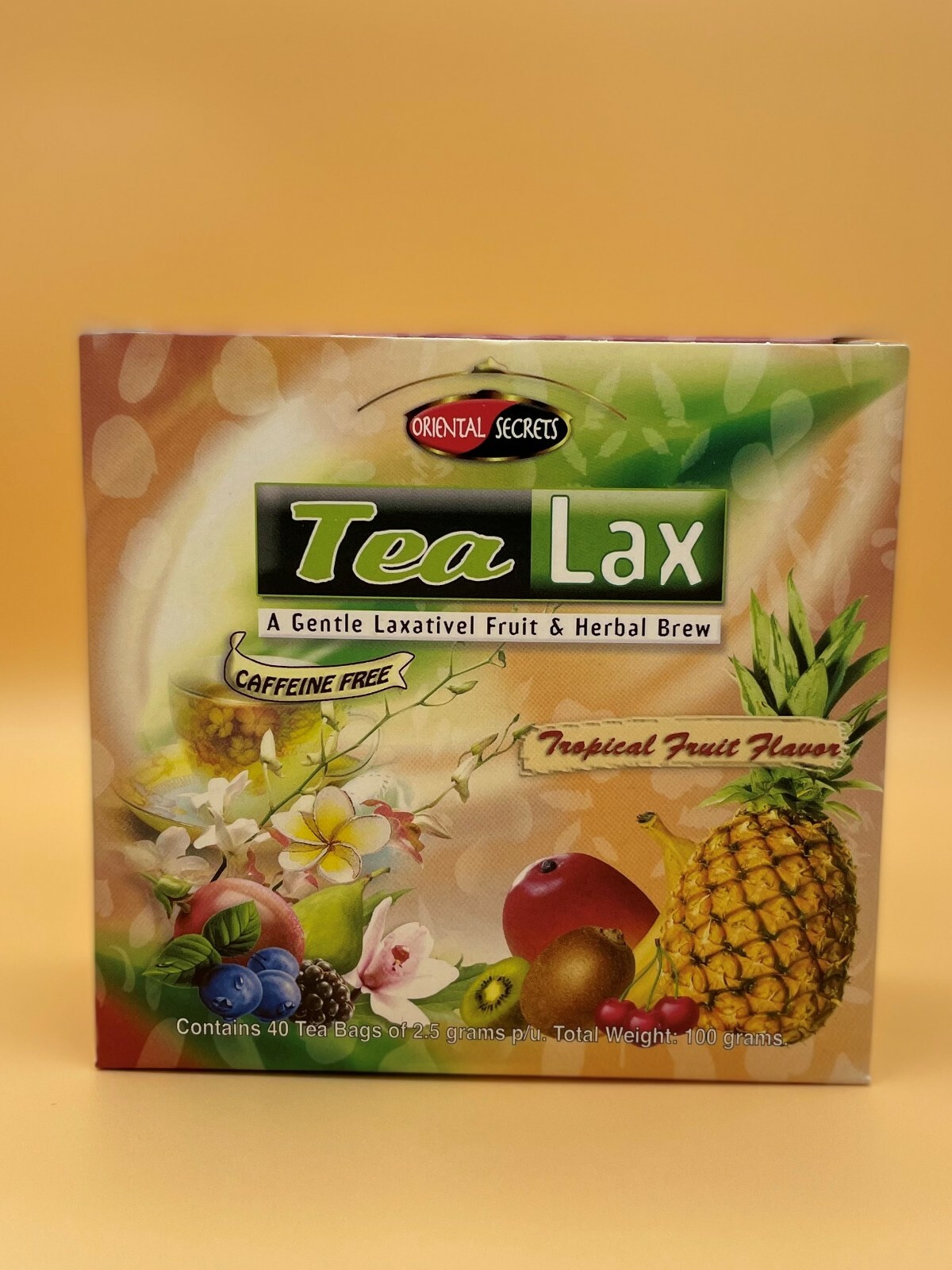 Tea Lax a Gentle Laxative Fruit & Herbal Brew 40 Bags Kosher for sale ...