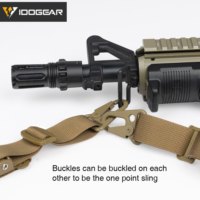 IDOGEAR Tactical Rifle Sling Ferro Style Slingster 2 Point Hunting ...