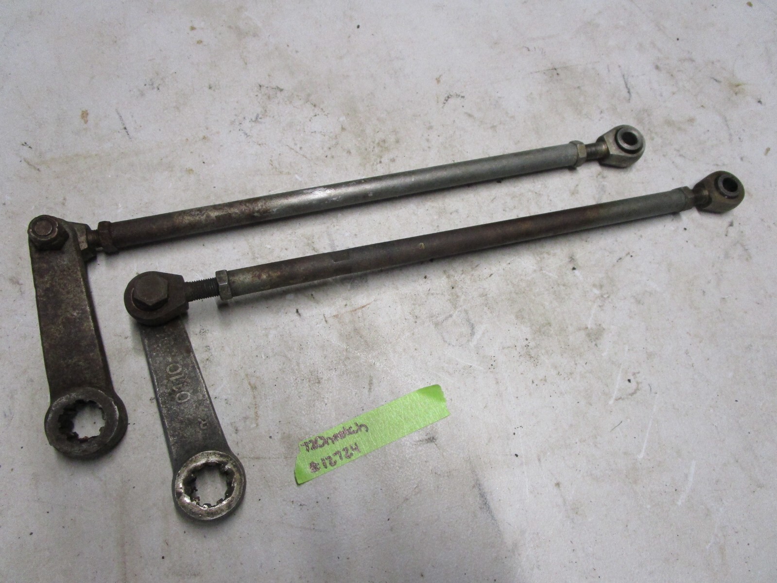 Vintage 72 Arctic Cat Cheetah 399 Snowmobile Steering Rods & Spindle ...