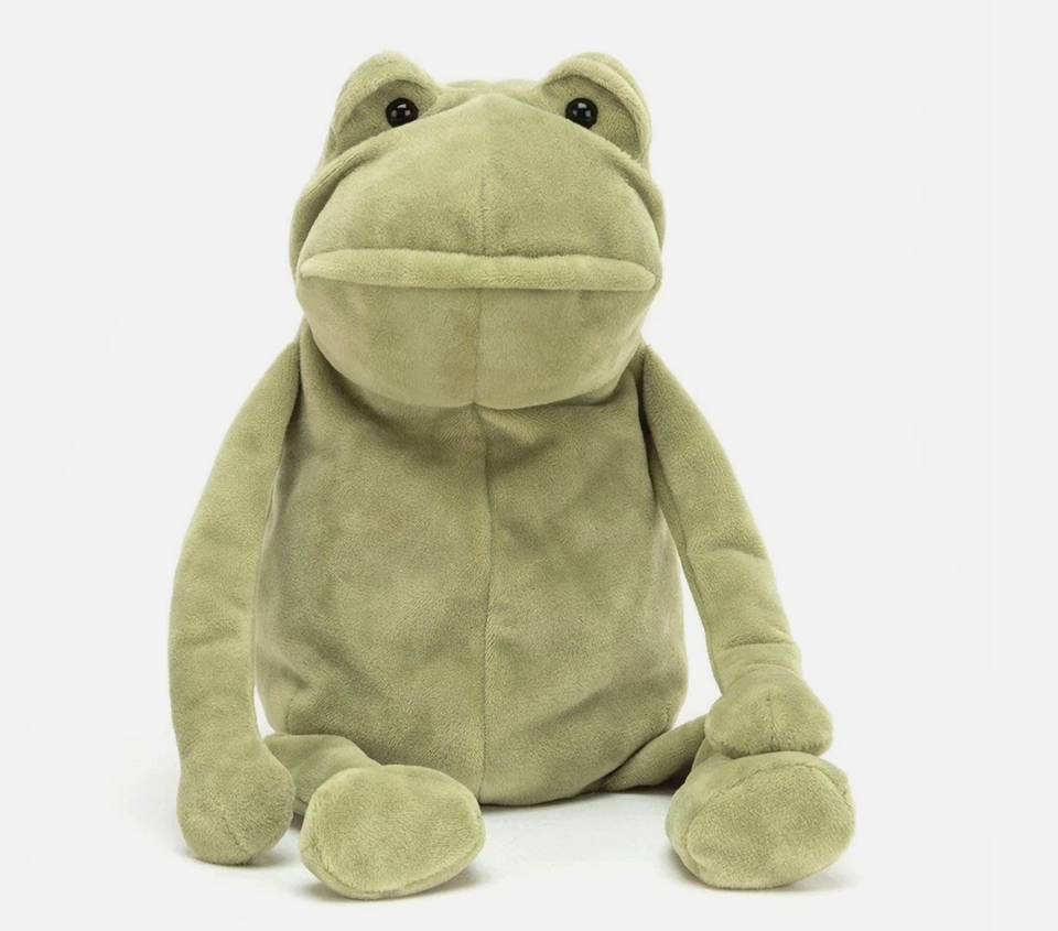 Jellycat Fergus Frog Plush - 18cm/33cm Green Doll, New With Tag & Free ...