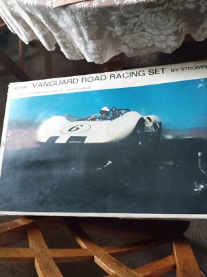 Vtg 1966 Strombecker Road Racing Slot Car Set 1/32 Untested | eBay