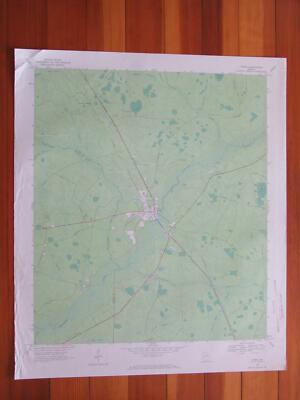 Fargo Georgia 1969 Original Vintage USGS Topo Map | eBay