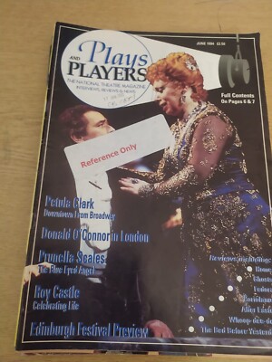 Plays & Players June 1994, Petula Clark, Donald O'Connor, Home - B126 ...