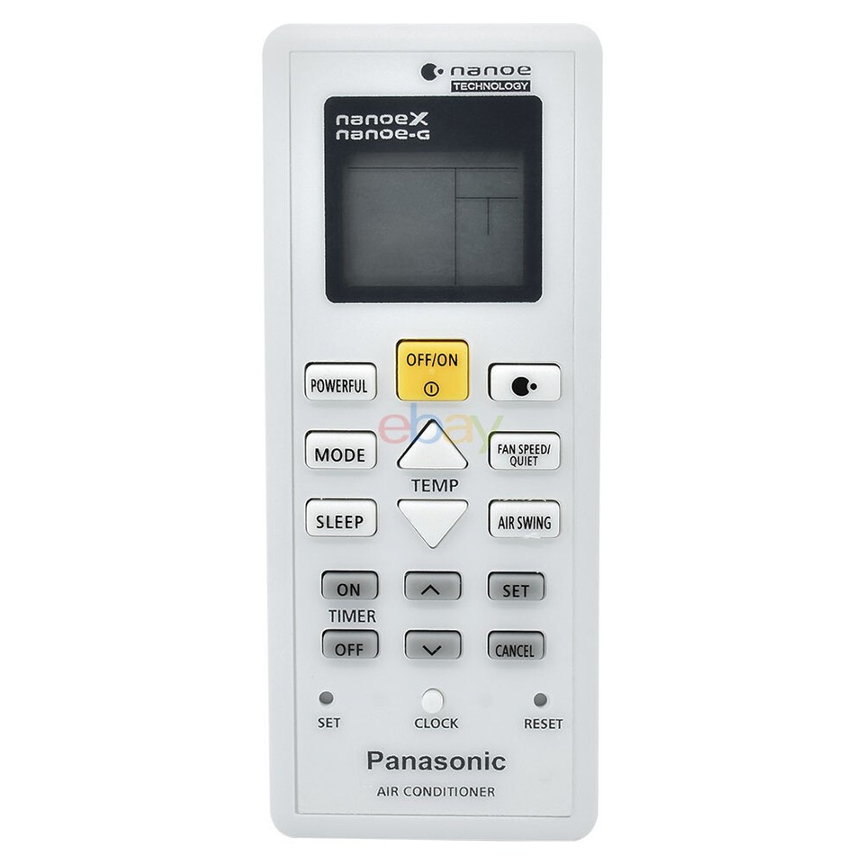 New For Panasonic Inverter Air Conditioner Remote Nanoe-G Nanoe-X ...