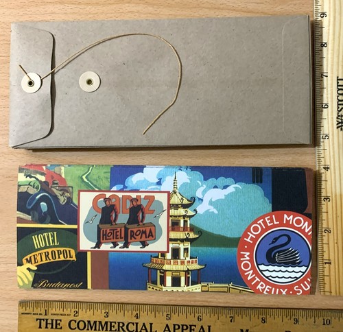 NEW MUDLARK LARGE BLANK TRAVEL CARDS WITH CRAFT ENVELOPES (SET OF 8 ...