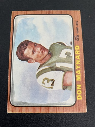 1966 Topps Don Maynard Football Card #95 New York Jets HOF | eBay