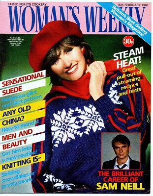 British Woman's Weekly Magazine 15 February 1986 including Knitting ...