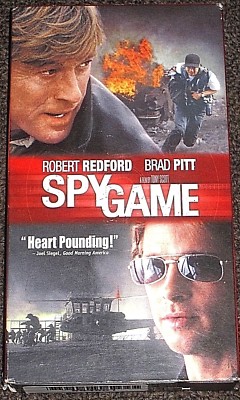 Spy Game VHS Tape Brad Pitt Robert Redford 2002 | eBay