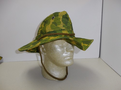 e2014-60 RVN Vietnam Parachute Camouflage Canopy Bush Hat size 60 W12F ...