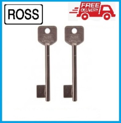 ROSS R30 Safe Key Blanks PAIR - Safe - Lock - Key blanks - Gun Safe ...
