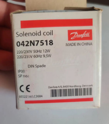 Danfoss 042N7518 BC230C Solenoid Coil 220/230V In Box Brand | eBay
