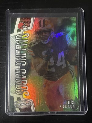 2023 Panini Certified Football Nick Chubb Calling Cards Insert Browns ...