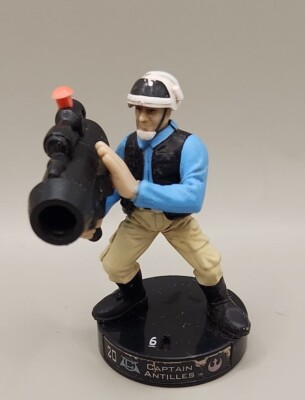 2005 Hasbro Star Wars Attacktix Rebel Fleet Trooper Captain Antilles ...