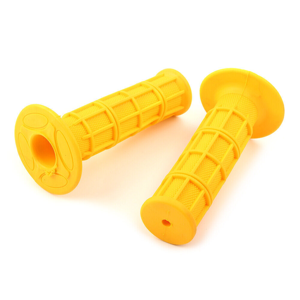 Pair Soft Rubber 7/8" Pro Hand Grips Throttle Handle Bar ATV MX Dirt ...