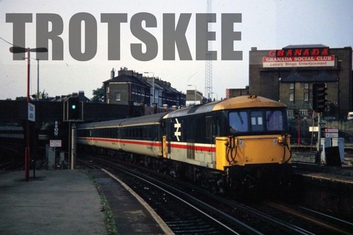 35mm Slide BR British Railway Electric Loco Class 73 73120 Clapham 1986 ...