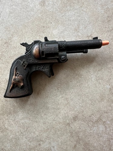 Vintage 1950s Leslie Henry Cap Gun Toy Mini Tex Bronze | eBay