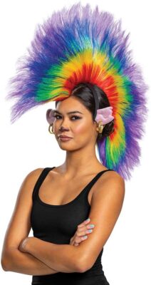 Barb Rainbow Wig Trolls World Tour Fancy Dress Up Halloween Costume ...