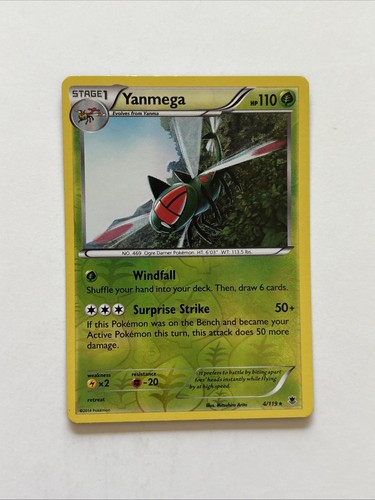 Yanmega Rev Holo XY Phantom Forces Pokemon NM Reverse 4/119 | eBay