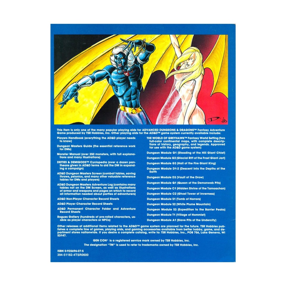 TSR AD&D 1st Edition Vault of the Drow (7th, Blue) VG+ | eBay