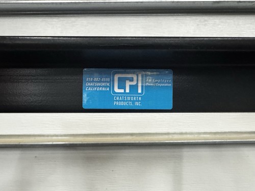 CPI Chatsworth Aluminum Open Air A/V Server Rack 19"66" Black anodized ...