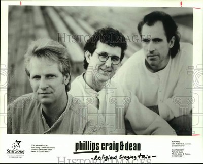 1996 Press Photo Religious Singing Trio Phillips, Craig & Dean ...